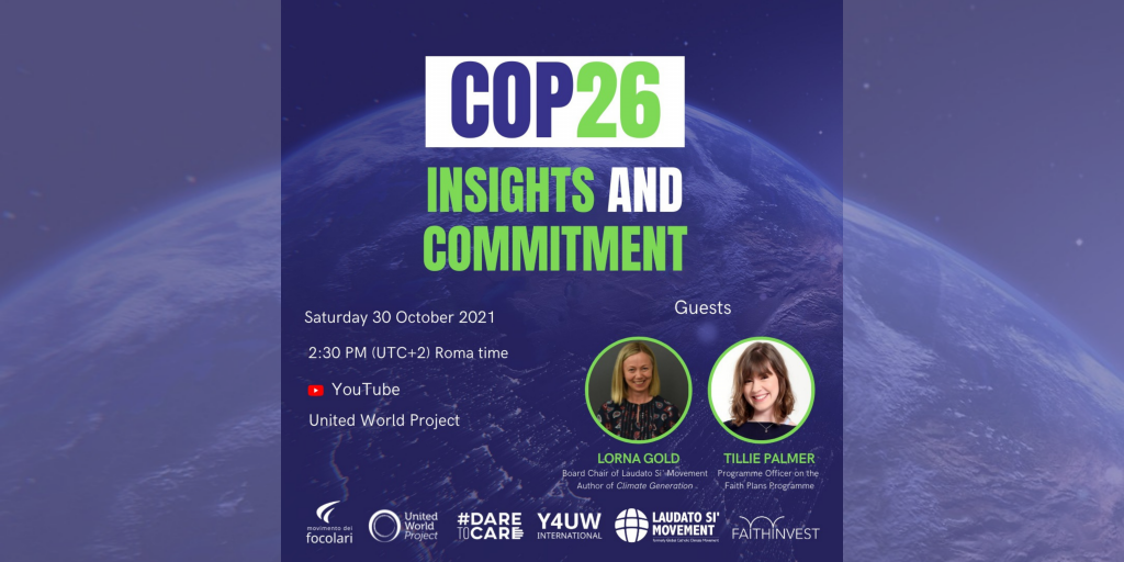 COP 26 | INSIGHTS AND COMMITMENTS | New Humanity