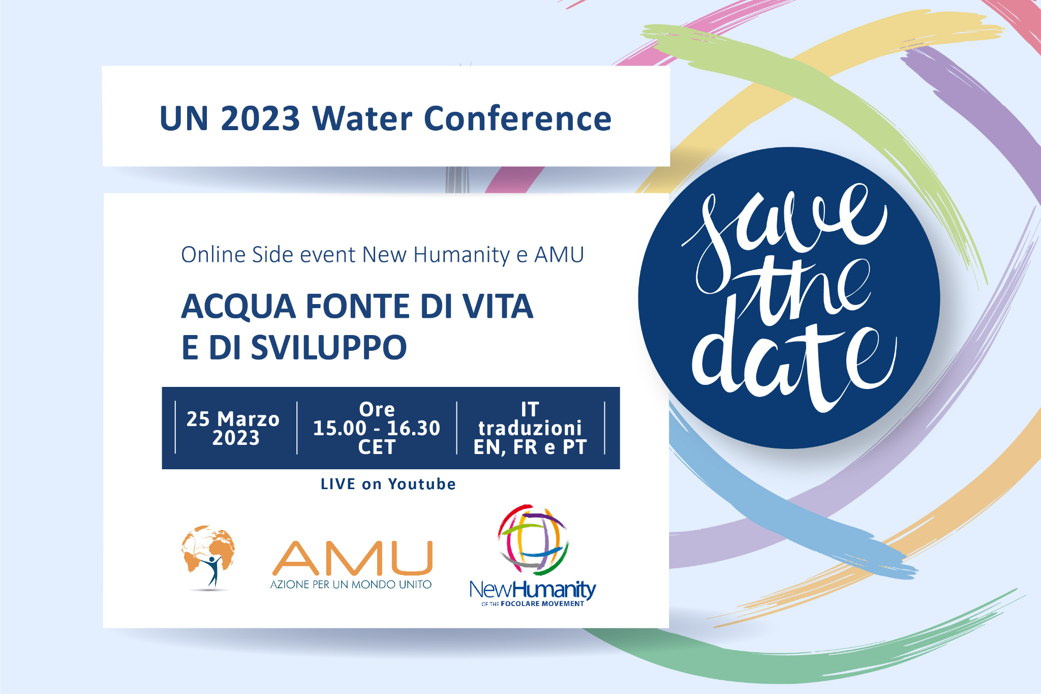 Water source of life and development | New Humanity