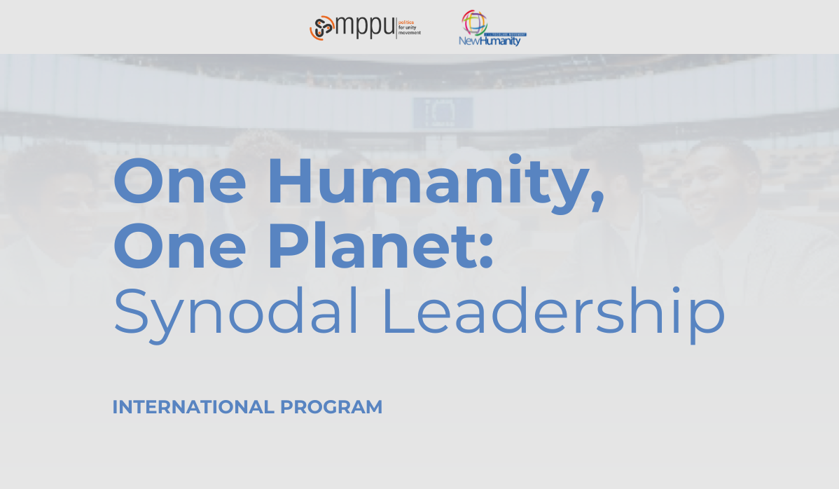 One Humanity, One Planet: Synodal Leadership | New Humanity